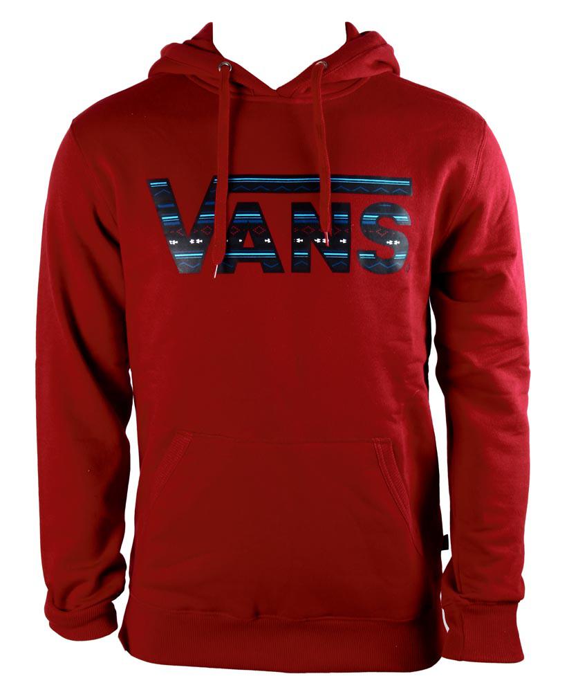 Detská mikina Vans CLASSIC PULLO Redrum/Jacquard Stripe